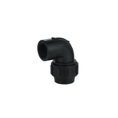 China 20-110MM Black PP Compression Fittings for Saudi Arabia Supported by Forged Technique for sale