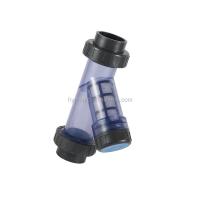 China Transparent 1 Inch PVC Y-Strainer Manufactured by According to ASTM/DIN/ASNZ/JIS Standards for sale