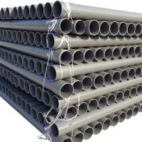 China Plastic Rain Irrigation Pipe PN10 Water Flow PVC Pipe for Water Supply 2.9M/5.8M Length for sale