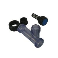 China Industry 1 Inch Transparent PVC Y-Strainer with Socket/Thread Connection and Handle for sale