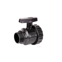 China Manufacture Black PVC Ball Valves 50 mm Female Male Moulding Service 1.0MPA Pressure for sale
