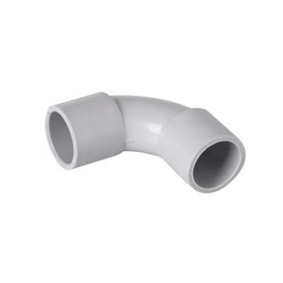 China 25mm White PVC Conduit and Fittings DIN Standard Electrical Plastic Tube 1/2