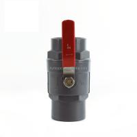 China 11/2 Size PP Ball Valve for Bathroom Water Application OEM and ODM Supported Material for sale