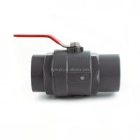 China 11/2 Size PP Ball Valve for Bathroom Water Application OEM and ODM Supported Material for sale