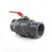 China 11/2 Size PP Ball Valve for Bathroom Water Application OEM and ODM Supported Material for sale