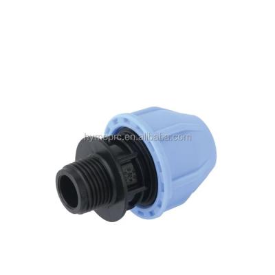 China 20mm-400mm HDPE Fitting Connections Compression Male Adapter for Irrigation Solutions for sale