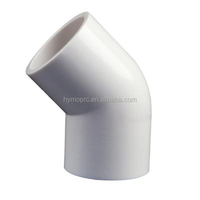 China Schedule 40 PVC Water Pipe Fittings 1 Inch PVC Elbow for NPT BSP BSPT Thread in Market for sale