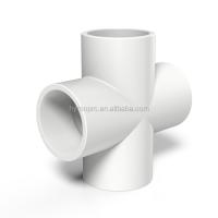 China White PVC Pipe Fittings Coupler for Home Improvement SCH40 Thickness Moulding Service for sale