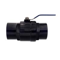 China Customize 1.5 Inch Black Color Plastic PVC Ball Valve with OEM Service and Material for sale