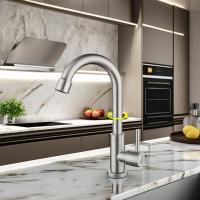 China CLASSIC Style Kitchen Faucet Deck Mounted with 360 Degree Rotation and Stainless Steel for sale