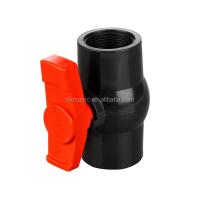China 3 Inch PVC Ball Valve with Boat Handle ASTM DIN Standard White Grey OEM Yes Assurance for sale