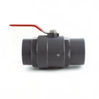 China ISO/ASTM Standard ABS Handle PVC Two-Piece Ball Valve for and Convenient in Shanghai for sale