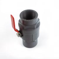 China ISO/ASTM Standard ABS Handle PVC Two-Piece Ball Valve for and Convenient in Shanghai for sale
