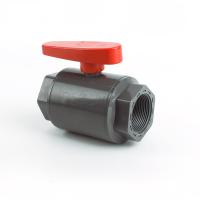 China ISO/ASTM Standard ABS Handle PVC Two-Piece Ball Valve for and Convenient in Shanghai for sale
