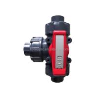 China Processing Service Moulding PP Ball 3 Way Valve 1.5 Inch for Pool Plastic for sale