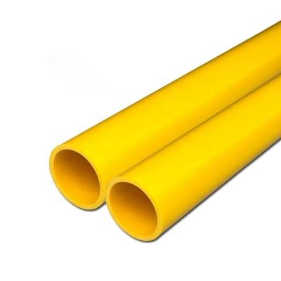 China Plastic Pipe Manufactures 25mm PVC Yellow Conduit Pipe to ASTM/DIN/ASNZ/JIS Standard for sale