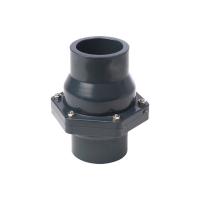 China 1.0MPA Pressure ABS Handle 2-Inch PVC Ball Check Valve Manufactured with PVC Material for sale