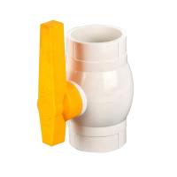 China 4-Inch PVC Ball Valve Free Sample Manufactured Control Valve with Standard Thickness for sale