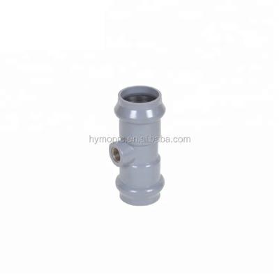 China 20mm-400mm UPVC Fittings Manufacture with Rubber Joint in ASTM/DIN/ASNZ/JIS Standard for sale