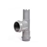 China Water Supply PVC Pipes Fittings PN10 with Rubber round Head and Flange Connection for sale