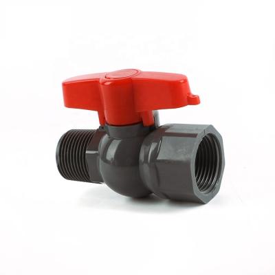 China 2 Inch Female Male PVC Ball Valve for Moulding from Manufacture at 1.0MPA Pressure for sale