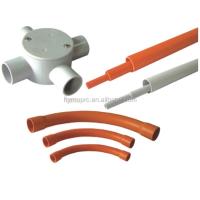 China UPVC Plastic 25mm White Conduit Pipe and Fittings in DIN Standard with 3M Length for sale