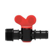 China 16mm 20mm PP Irrigation Mini Valve in White Grey for Drip Irrigation System Manufacture for sale