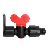 China 16mm 20mm PP Irrigation Mini Valve in White Grey for Drip Irrigation System Manufacture for sale