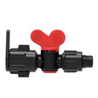 China 16mm 20mm PP Irrigation Mini Valve in White Grey for Drip Irrigation System Manufacture for sale