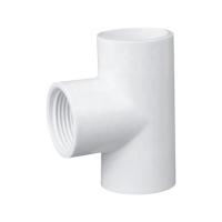 China ASTM D1785 Standard White PVC Pipes and Fittings for Plumbing 1/2