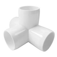 China ASTM PVC 4 Way Elbow Connector Pipe Fitting for SCH40 PVC Pipes 1/2