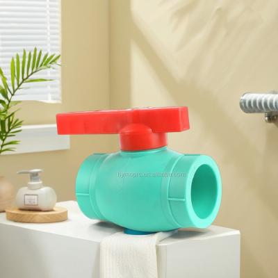 China PPR Ball Valves in Green Color for OEM ODM Manufactured DIN8077 8078 Control Valves for sale
