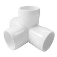 China ASTM D1785 Standard 2-Inch White PVC Pipe Fittings for Water Supply and Durable for sale
