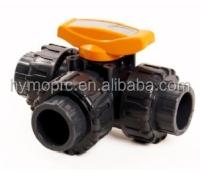 China Processing Service Moulding PP Ball 3 Way Valve 1.5 Inch for Pool Plastic for sale