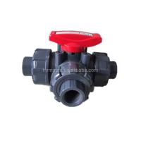 China Processing Service Moulding PP Ball 3 Way Valve 1.5 Inch for Pool Plastic for sale