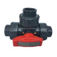 China ISO Thickness Industrial Diverter 3 Way PVC 2 Inch Valve with Socket Thread Ends OEM Yes for sale