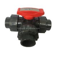 China Processing Service Moulding PP Ball 3 Way Valve 1.5 Inch for Pool Plastic for sale