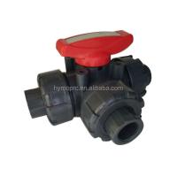 China Processing Service Moulding PP Ball 3 Way Valve 1.5 Inch for Pool Plastic for sale