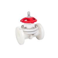 China 10 Years of Manufacturing Experience PVDF Socket Double Union Pneumatic Diaphragm Valve for sale