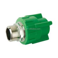 China Brass Insert Plastic Plumbing PPR Pipe Fittings Elbow for 20mm-400mm Water Distribution for sale