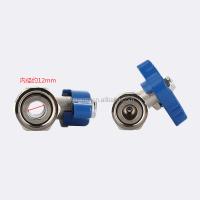 China STAINLESS STEEL ASTM/DIN Standard Mini Ball Valve PEX Nickel Plated for Copper Gas Pipe for sale