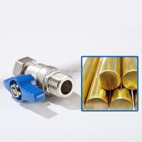 China STAINLESS STEEL ASTM/DIN Standard Mini Ball Valve PEX Nickel Plated for Copper Gas Pipe for sale