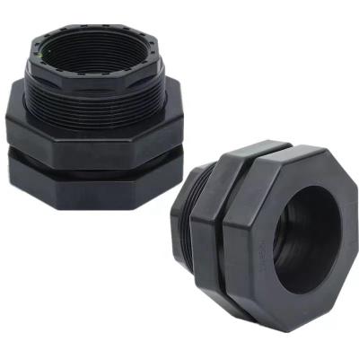 China Standard Length PVC Tank Connector 90mm for Water Supply Plumbing Sanitary Fittings for sale