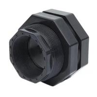 China Standard Length PVC Tank Connector 90mm for Water Supply Plumbing Sanitary Fittings for sale