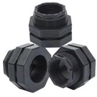 China Standard Length PVC Tank Connector 90mm for Water Supply Plumbing Sanitary Fittings for sale