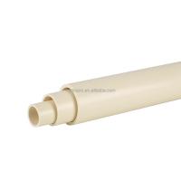 China OEM ODM PVC CPVC Pipes 1 Inch Diameter for Water Supply Cream Color Free Samples for sale
