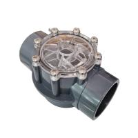 China PP Ball Check Valve for High Pressure Well Pump Plumbing Material 1/2