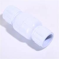China PP Ball Check Valve for High Pressure Well Pump Plumbing Material 1/2