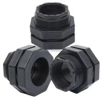China PVC Tank Connector 2 Inch Bulkhead Fitting for Plumbing Accessories STANDARD 1/2