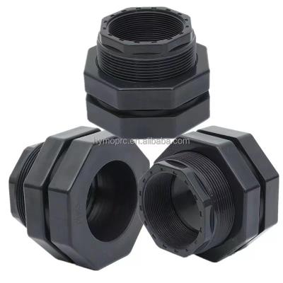 China 90mm PVC Tank Connector Bulkhead Fitting for Manufacture of Threaded Plumbing Pipes for sale
